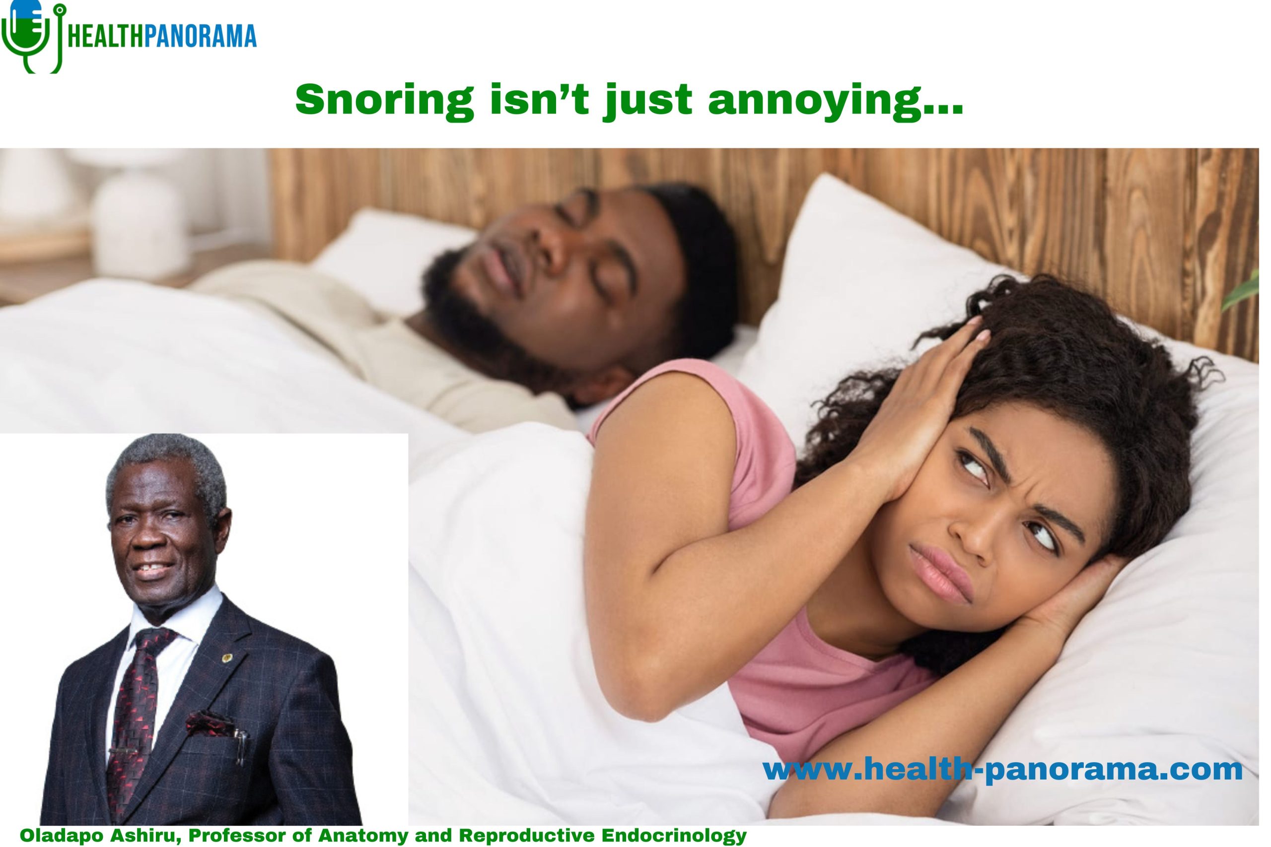 Snoring isn’t just annoying—it could be sleep apnea - Health Panorama