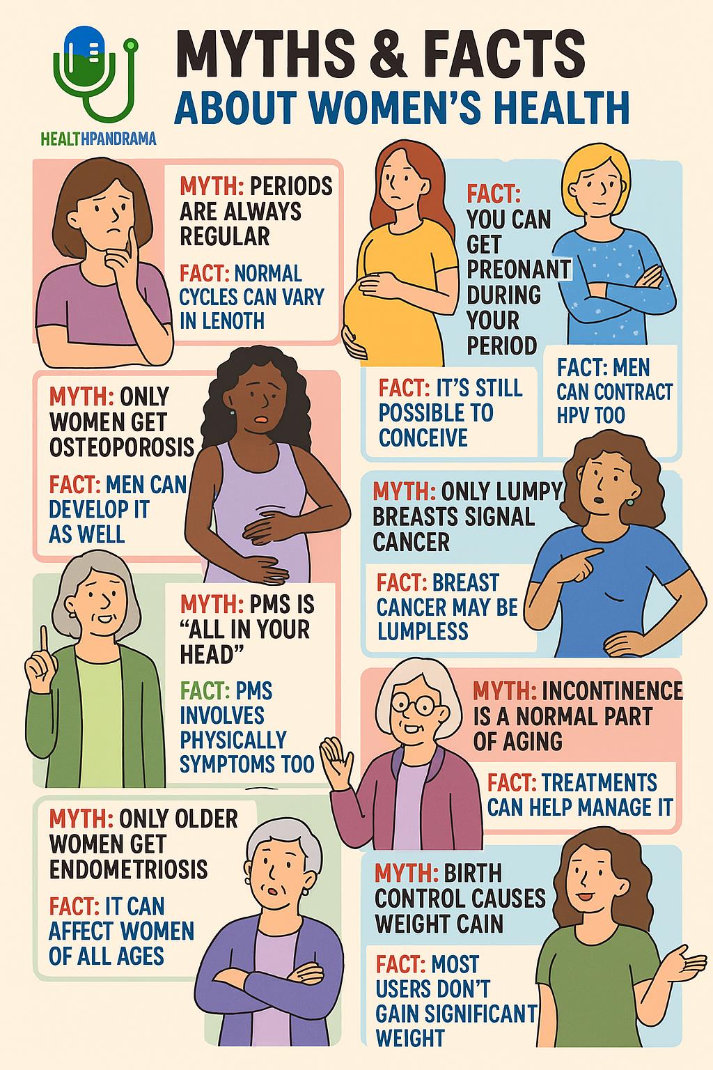 10 common women’s health myths you should stop believing